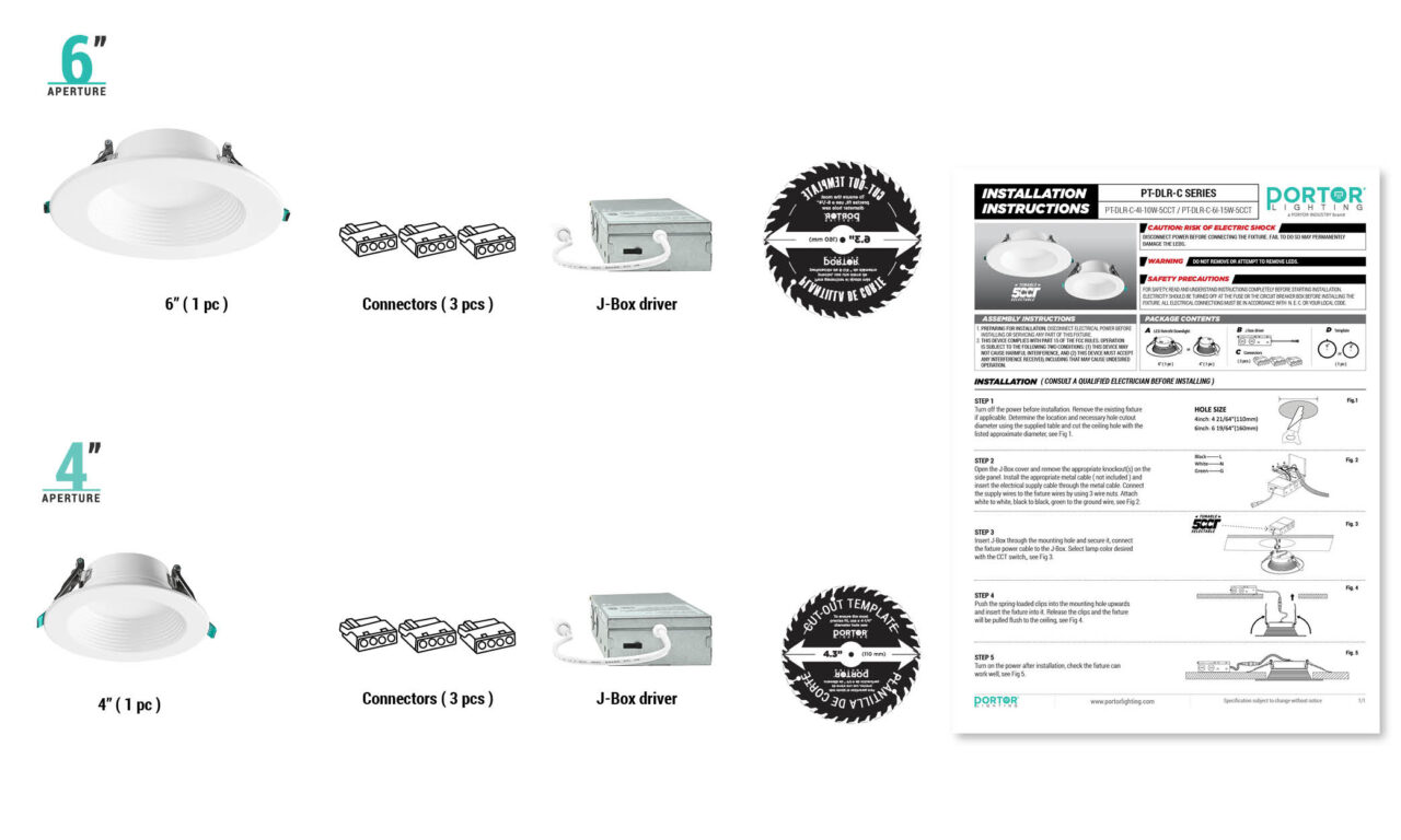 PT-DLR-C - Portor Lighting